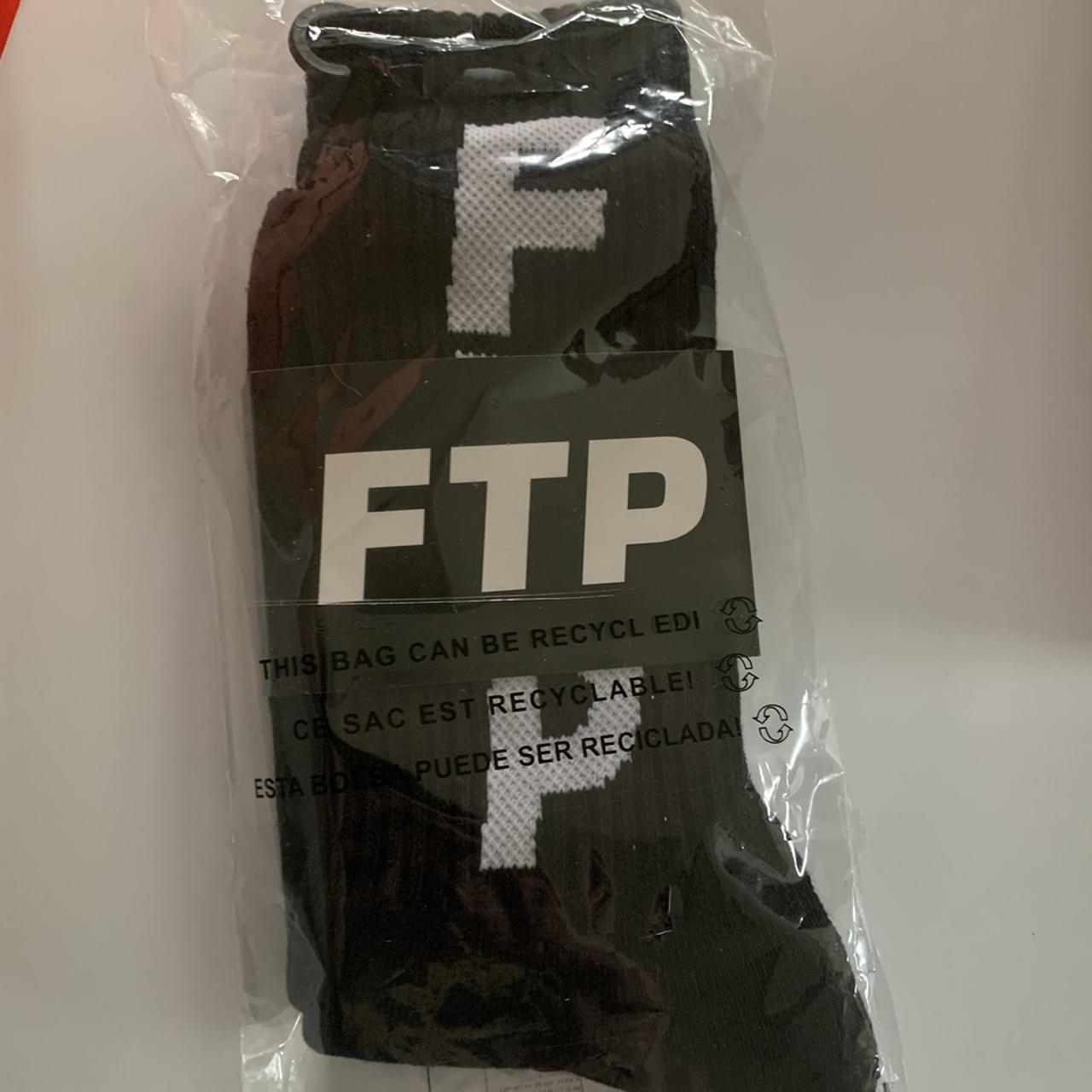 FTP Vertical Logo Socks (Black) Essential socks,... - Depop