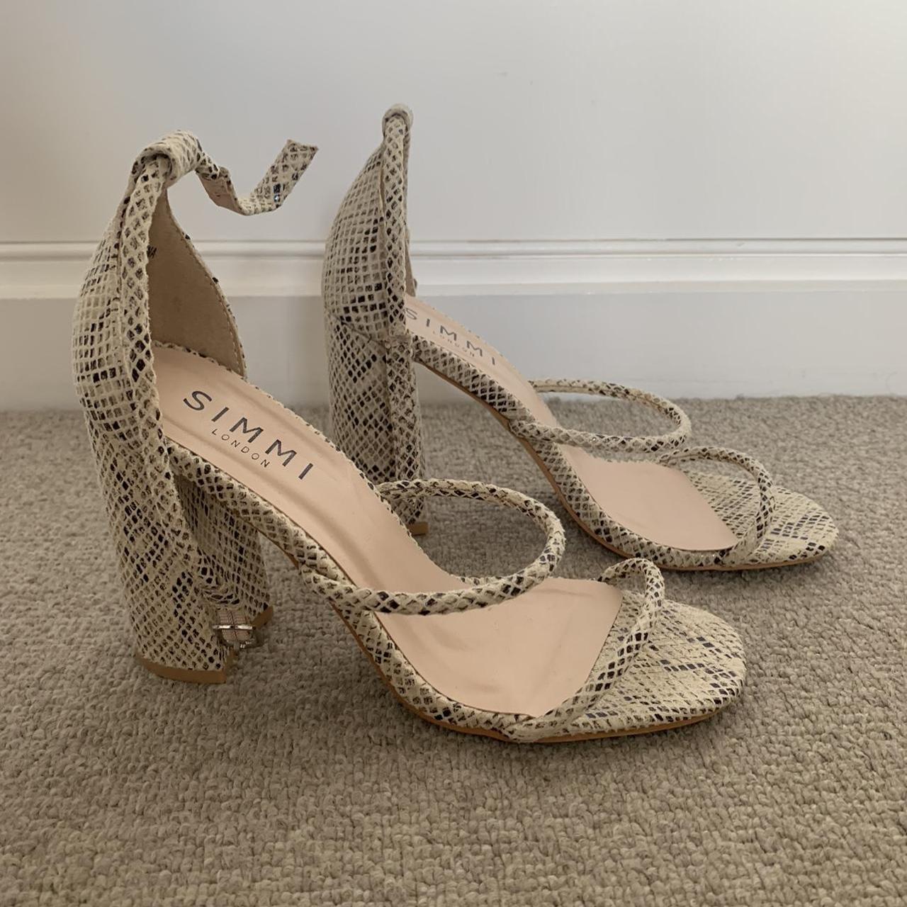 Simmi London heeled sandals Size UK4/EU37 #heels... - Depop