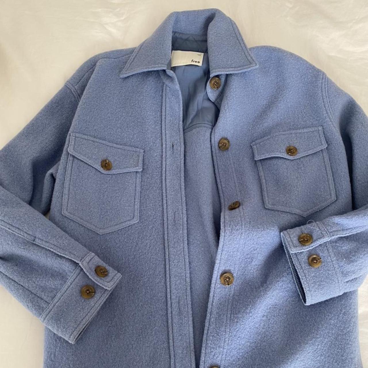 Aritzia blue jacket!!!! Size small. In almost... - Depop