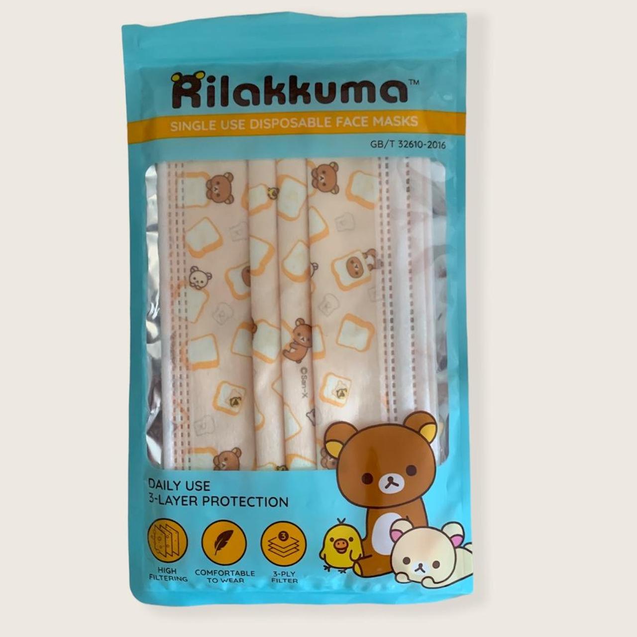 Official Rilakuma face masks 🧸🍞 Only comes with... - Depop