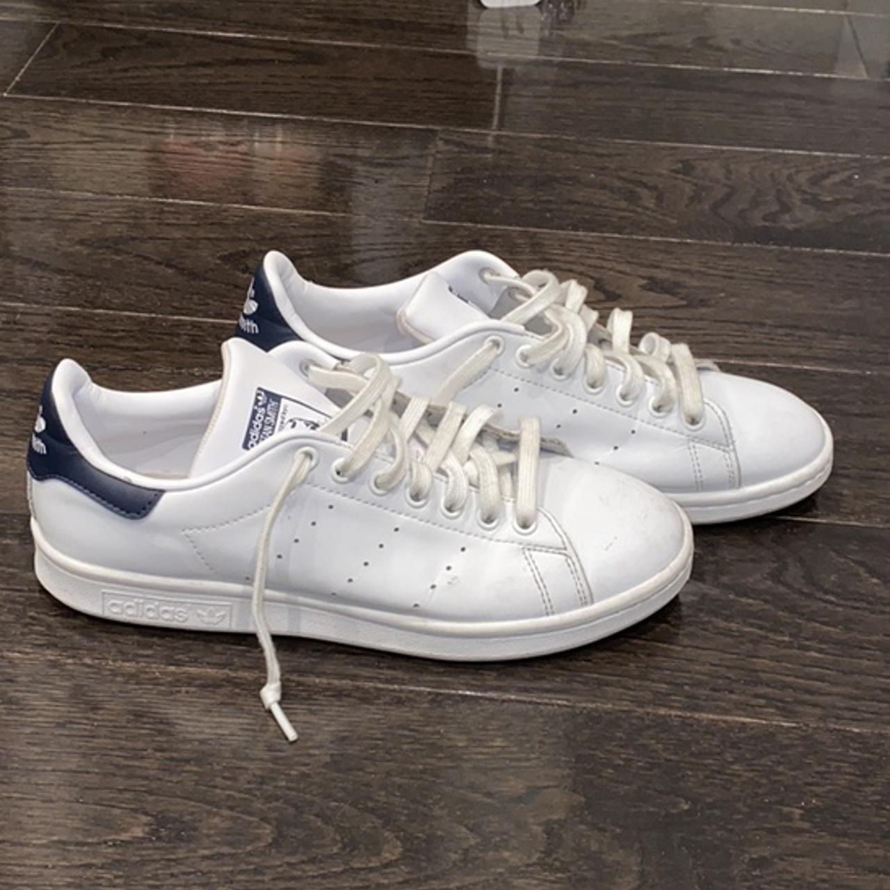 Mens Navy Stan Smith Leather Sneakers. Good... - Depop