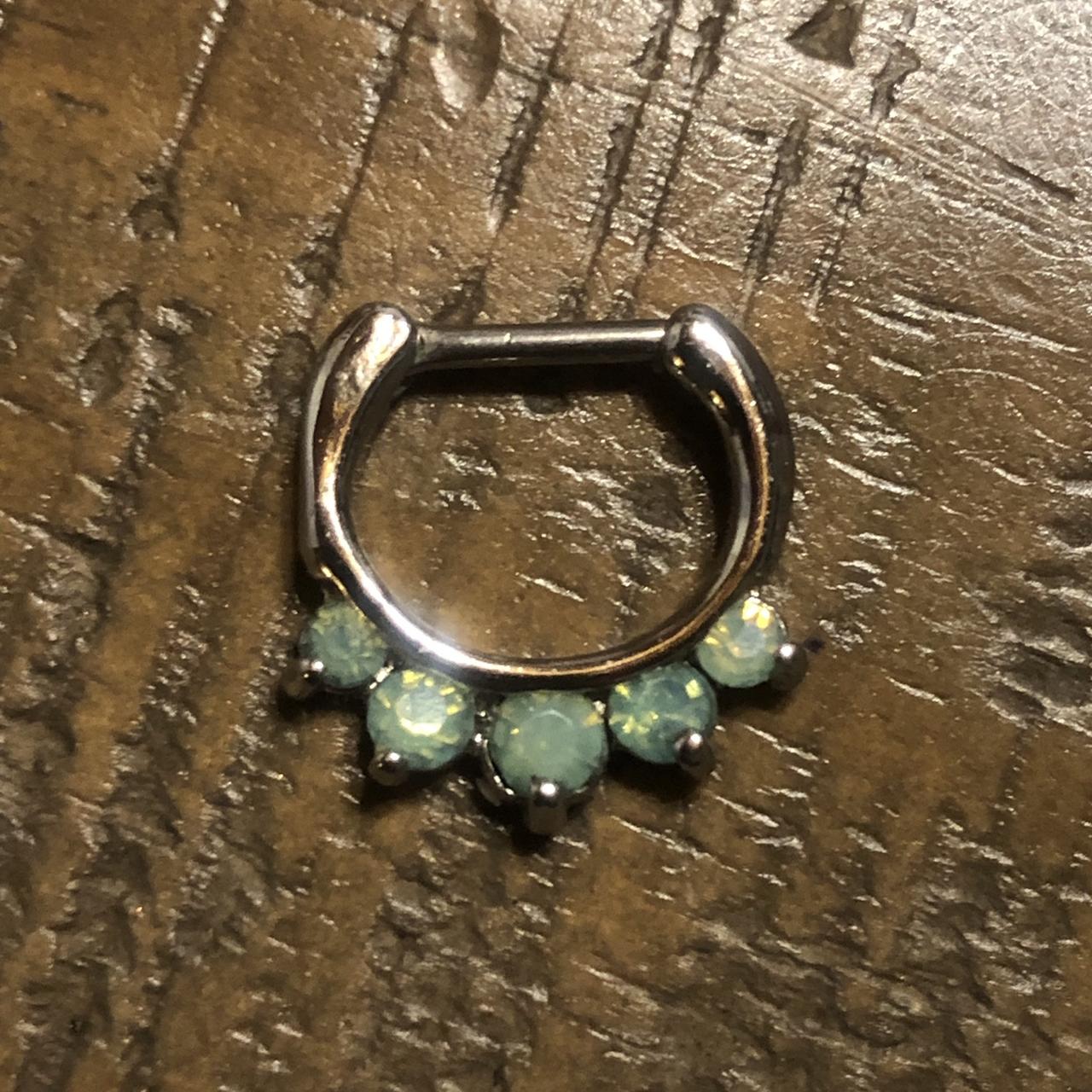 Cute gem plated septum ring. New and never worn. Has... - Depop
