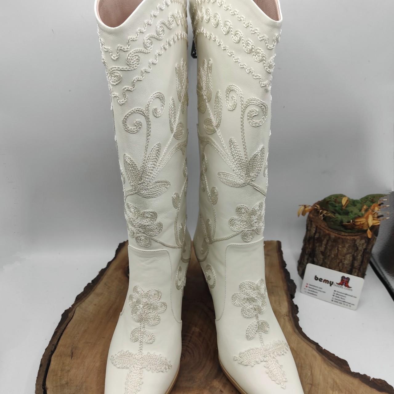 This is embroidery genuine leather custom made... | Depop