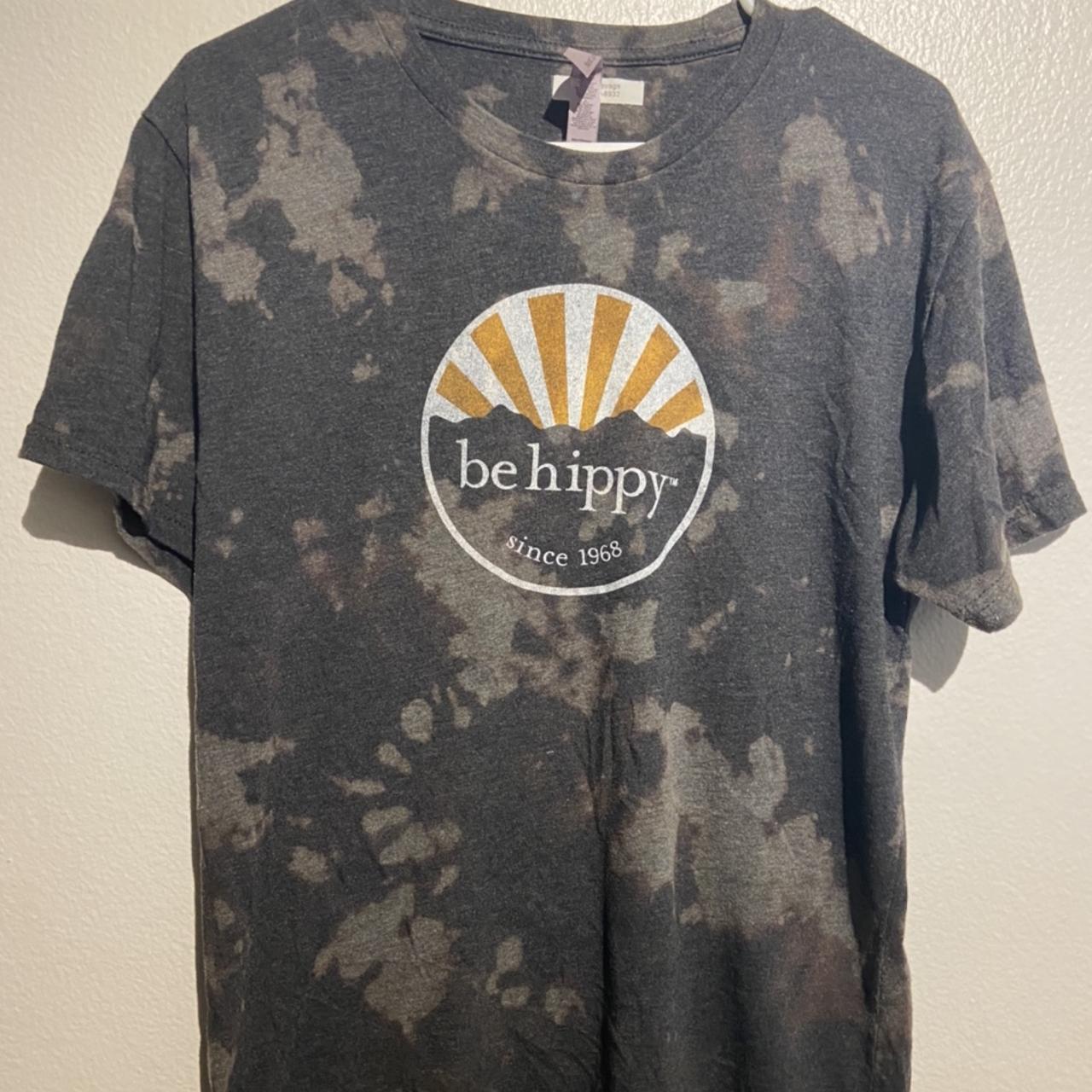 The Hippy tee 💥 #bleachdye #hippy #custom #tshirt... - Depop