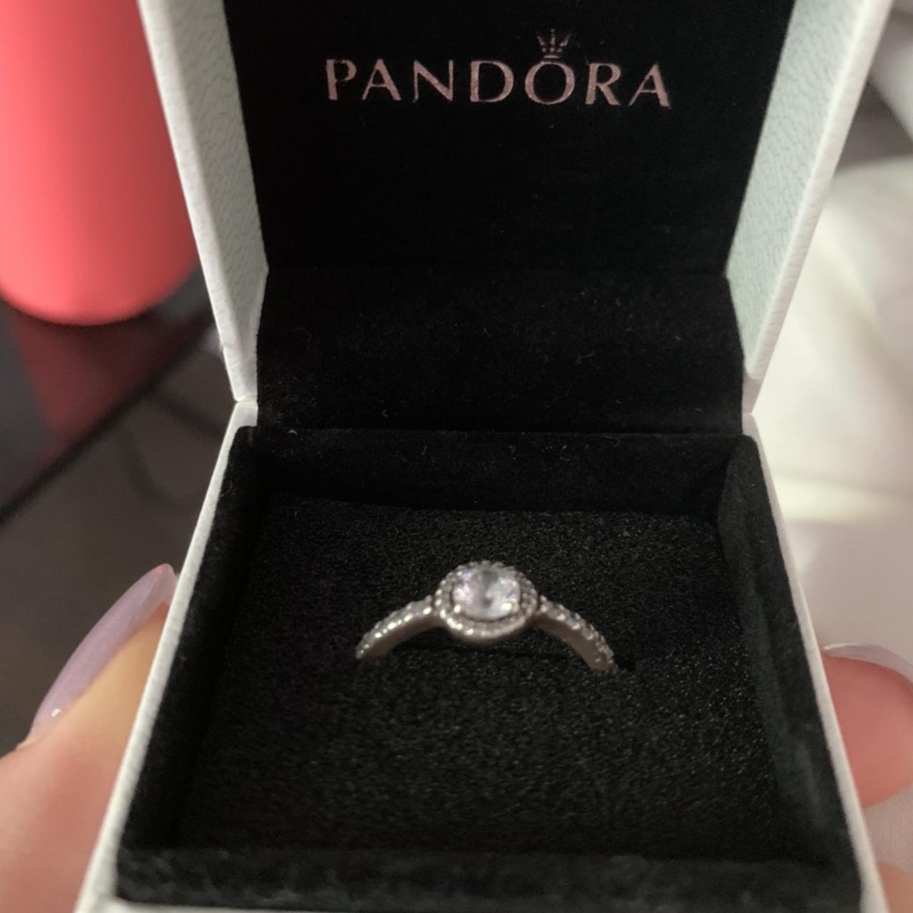 Super pretty Pandora ring. Great condition but just... - Depop