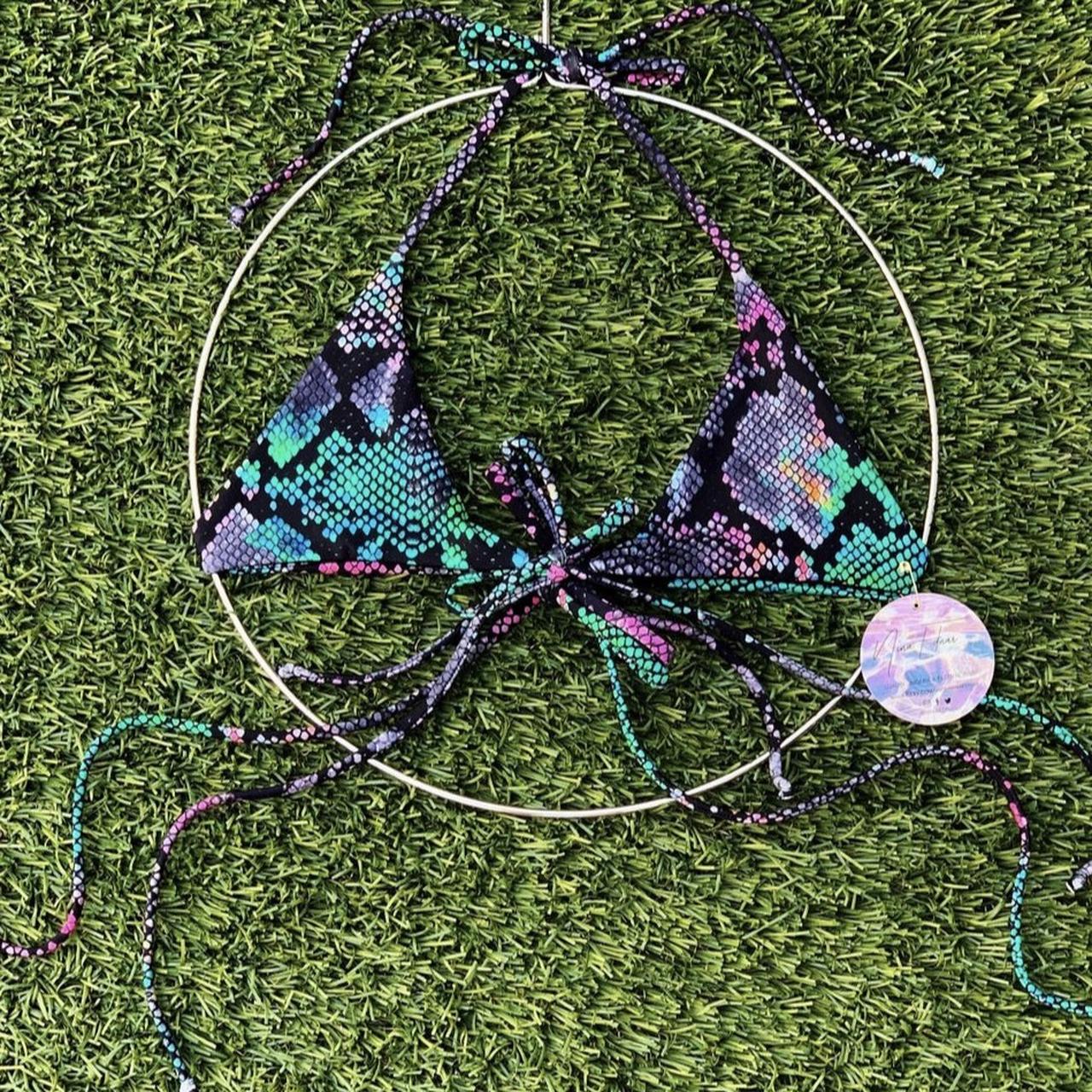 Colorful Snake swim suit by Nina Ednas Summer... - Depop