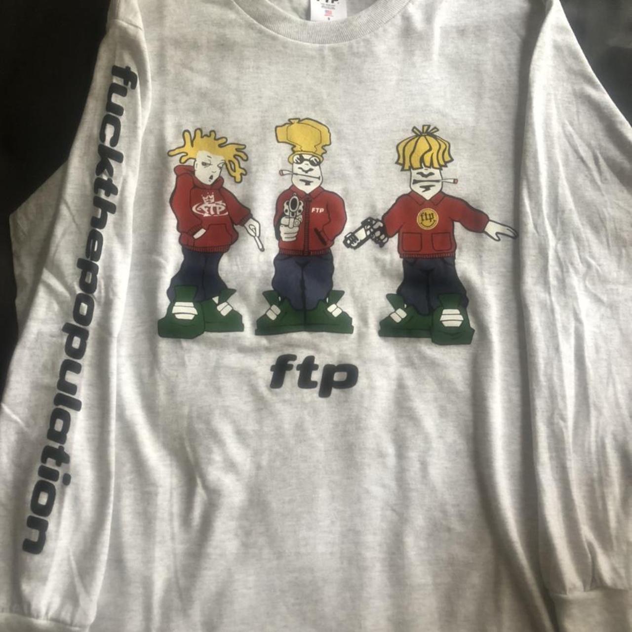 FTP “spliffy” L/S shirt - Depop