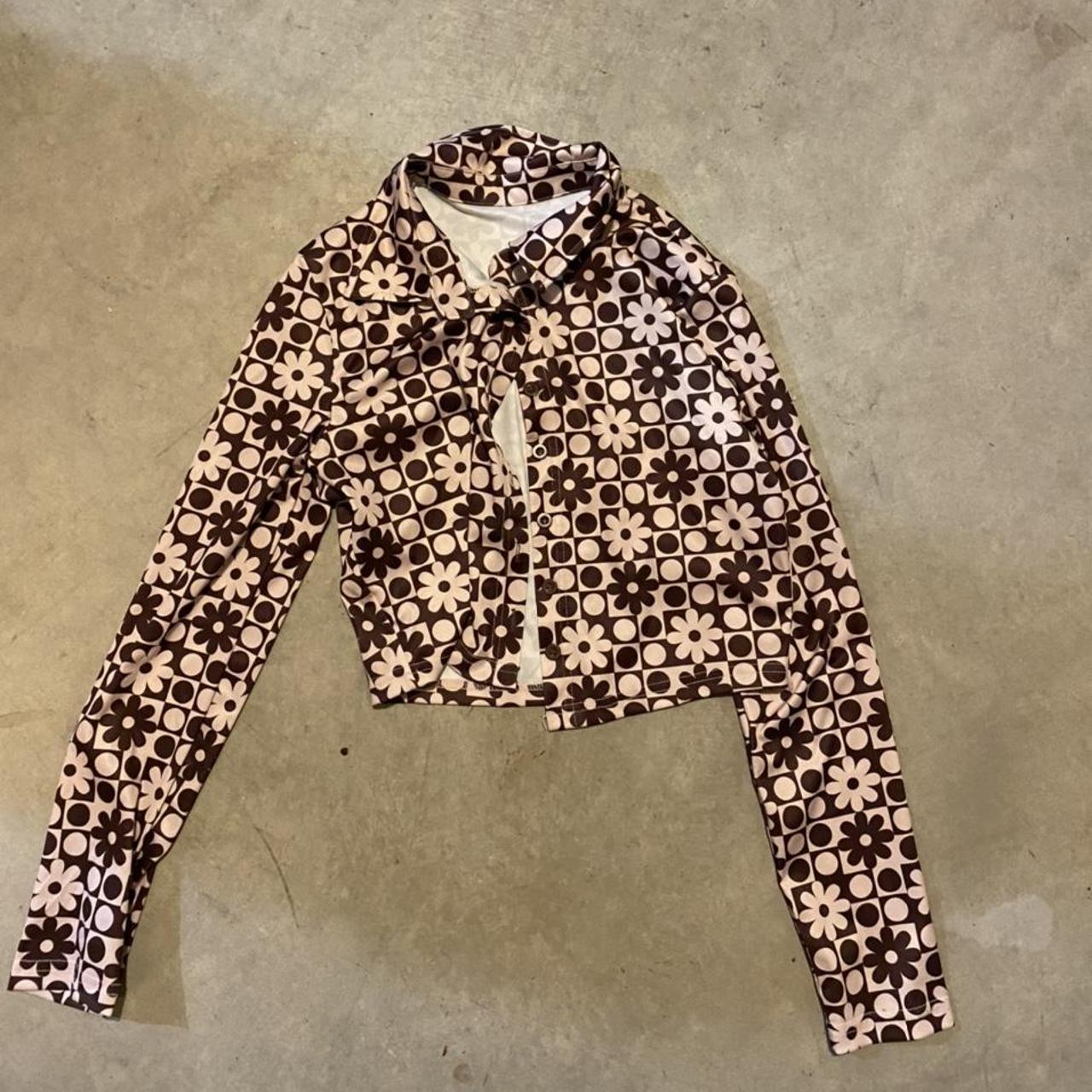 groovy flower top! motel rocks inspired no flaws... - Depop