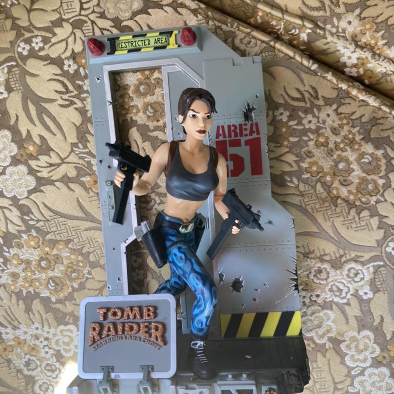 TOMB RAIDER Lara Croft Area 51 Action Figure &... | Depop
