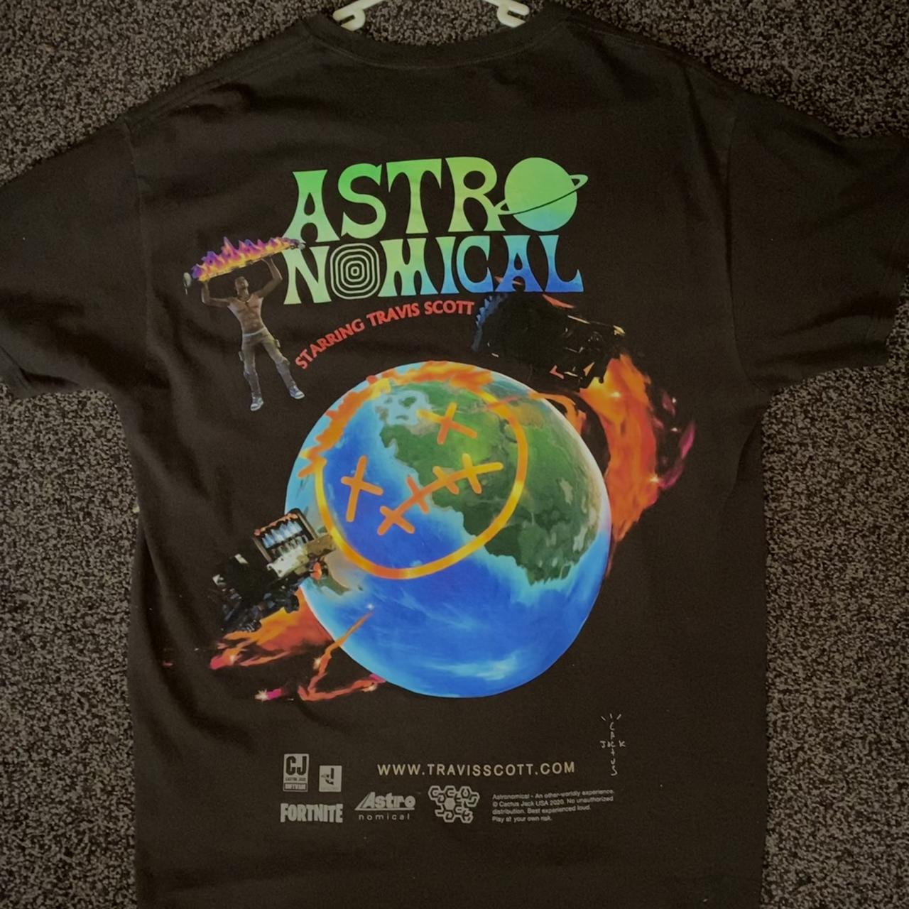 Rare - Travis Scott x Fortnite collab graphic tee... - Depop