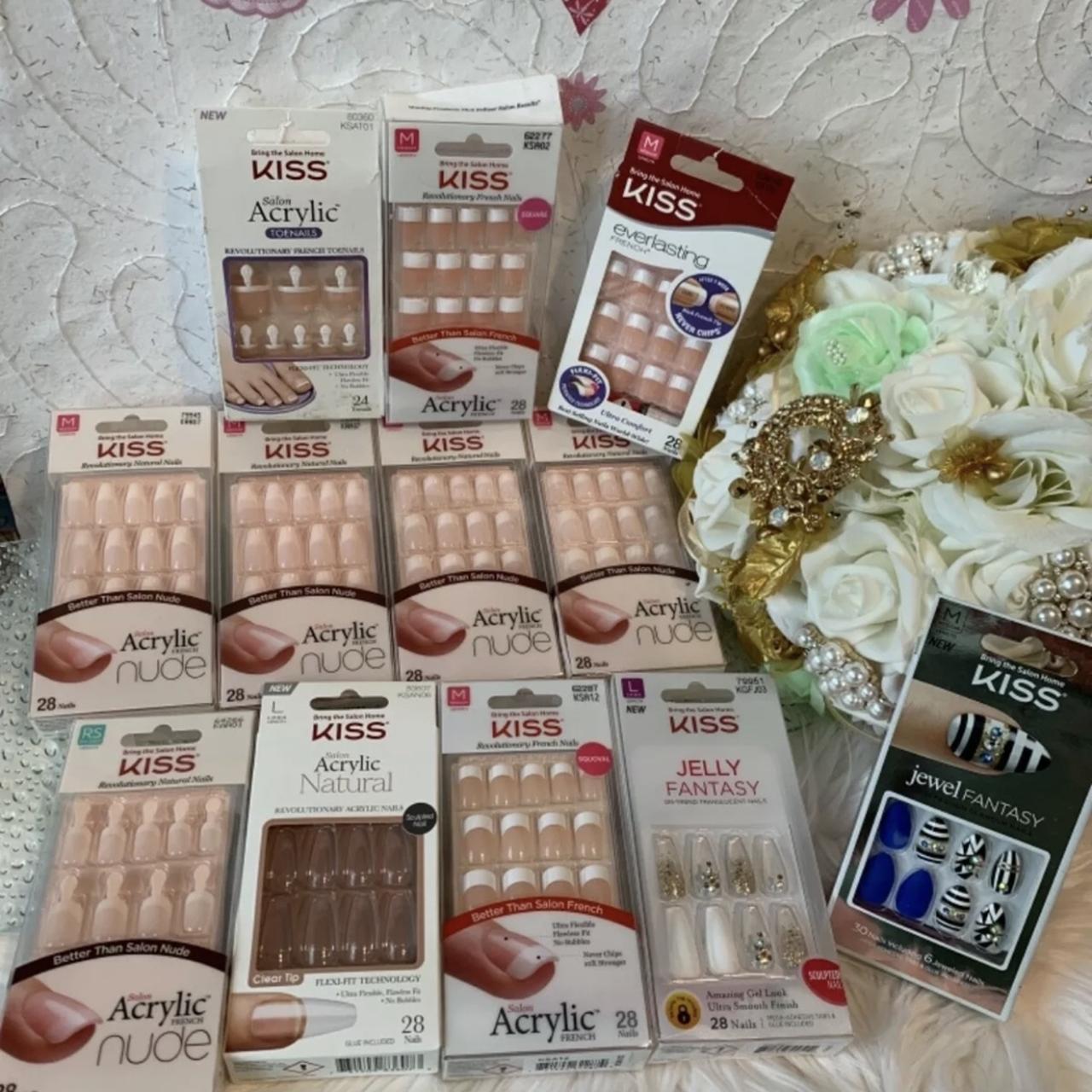 (1) Kiss Salon Color kits, KISS*Nail Set... - Depop