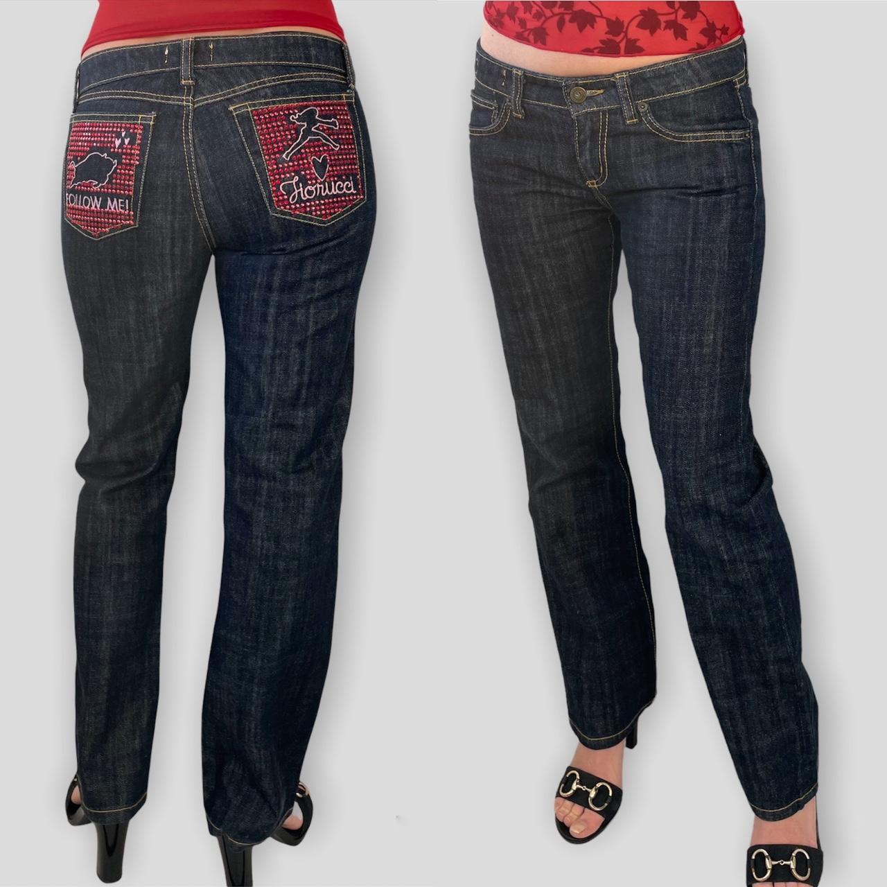 Vintage y2k Fiorucci low rise Buffalo Safety Jeans.... - Depop