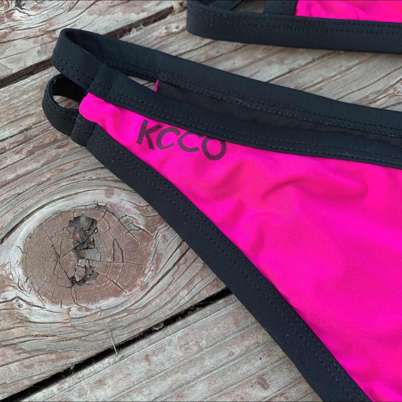 KCCO Chivette pink bikini worn one time! Too is... - Depop
