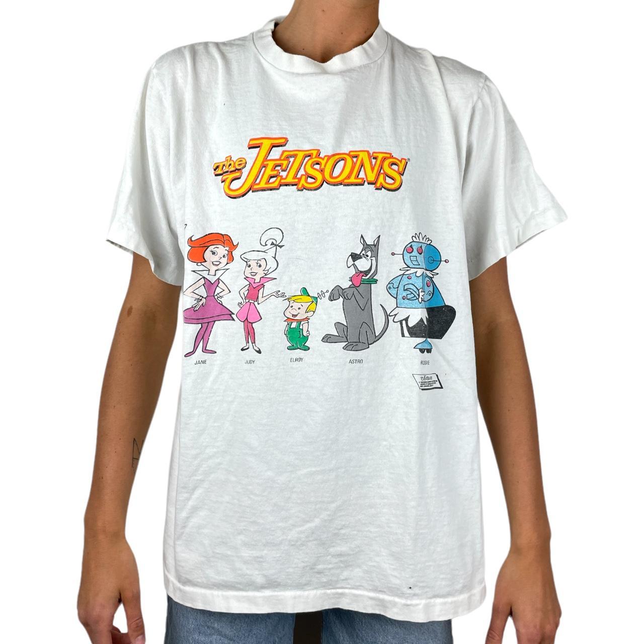 1990 The Jetsons front/back print single stitch tee... - Depop