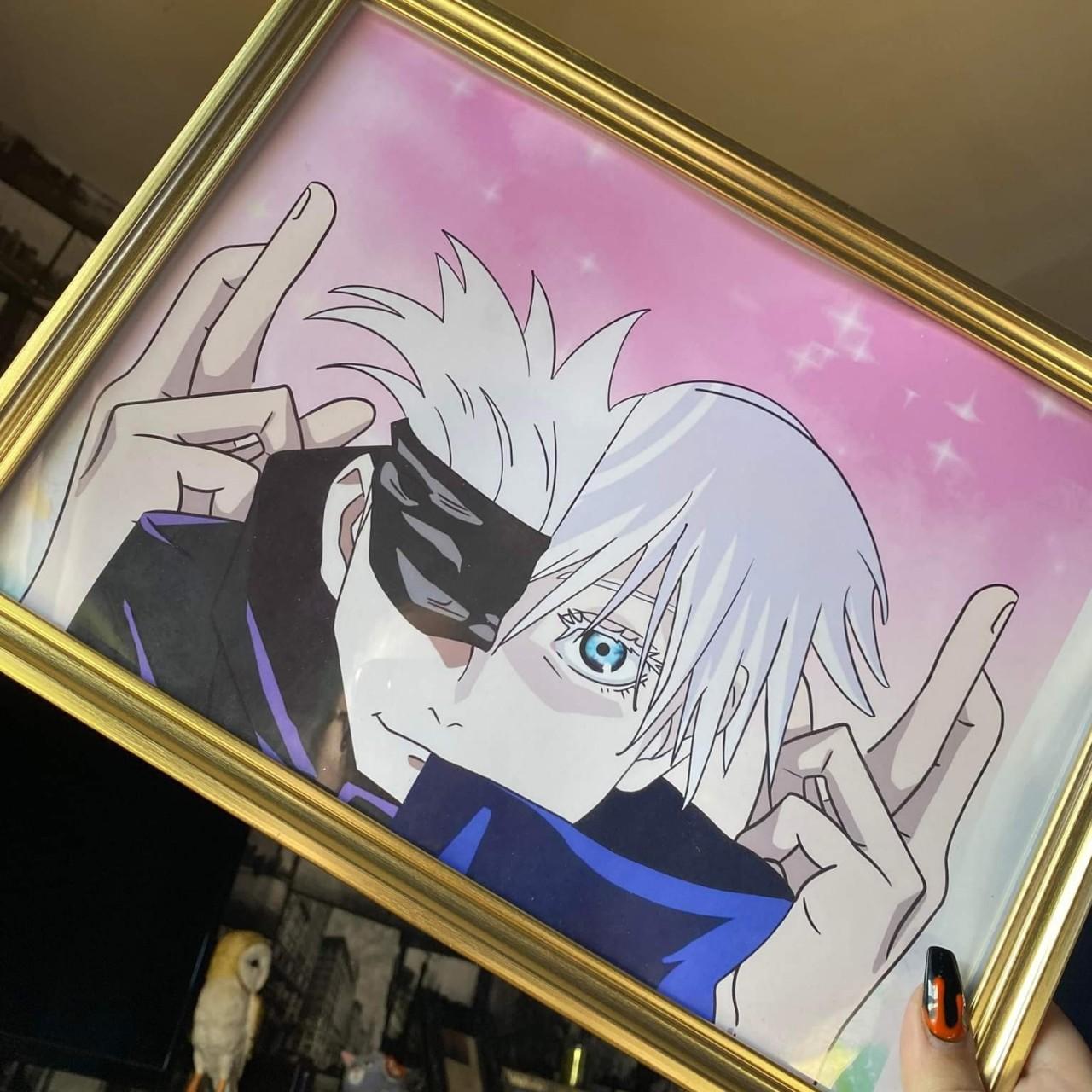 Jujutsu Kaisen Anime Gojo Infinite Void Hand Sign... - Depop