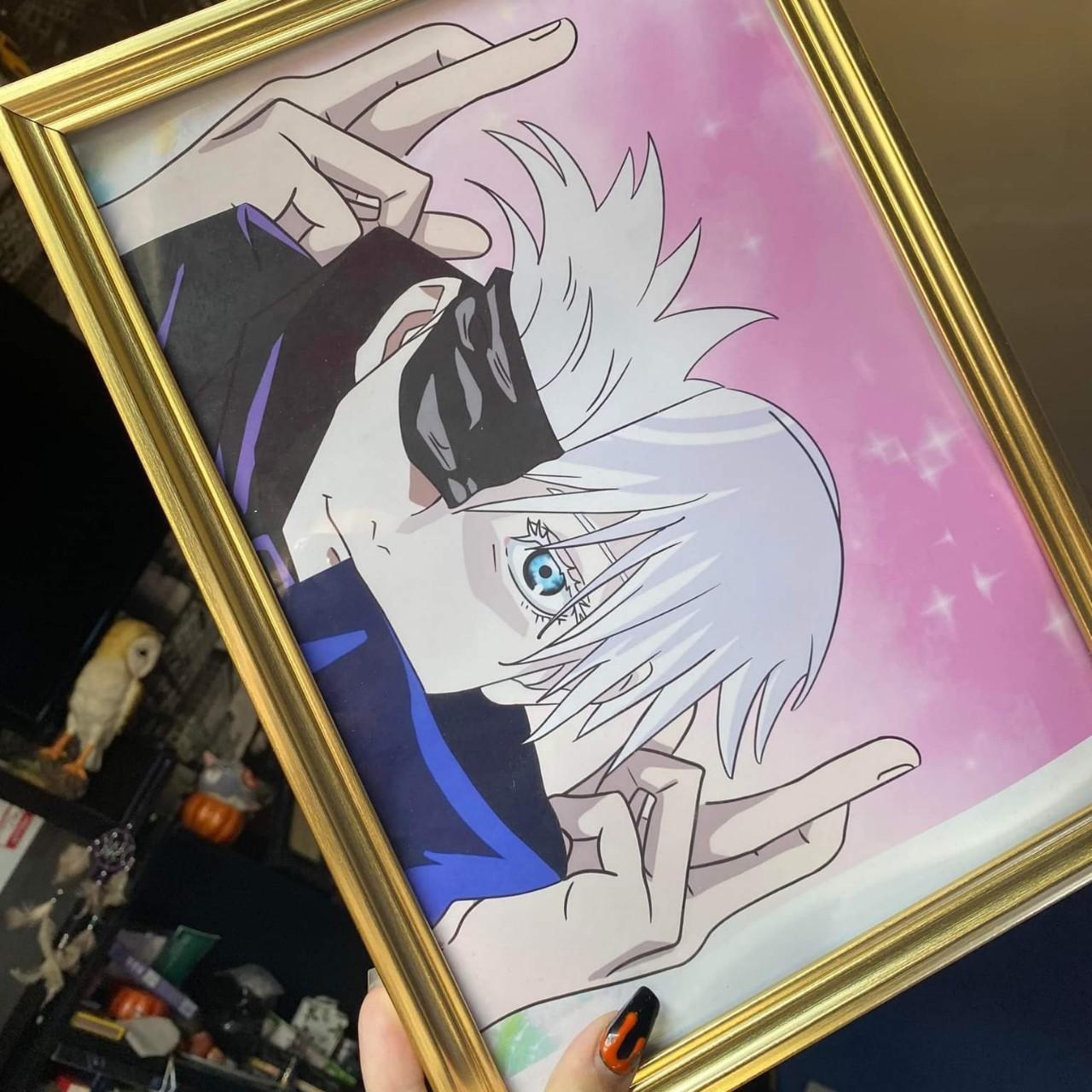 Jujutsu Kaisen Anime Gojo Infinite Void Hand Sign... - Depop