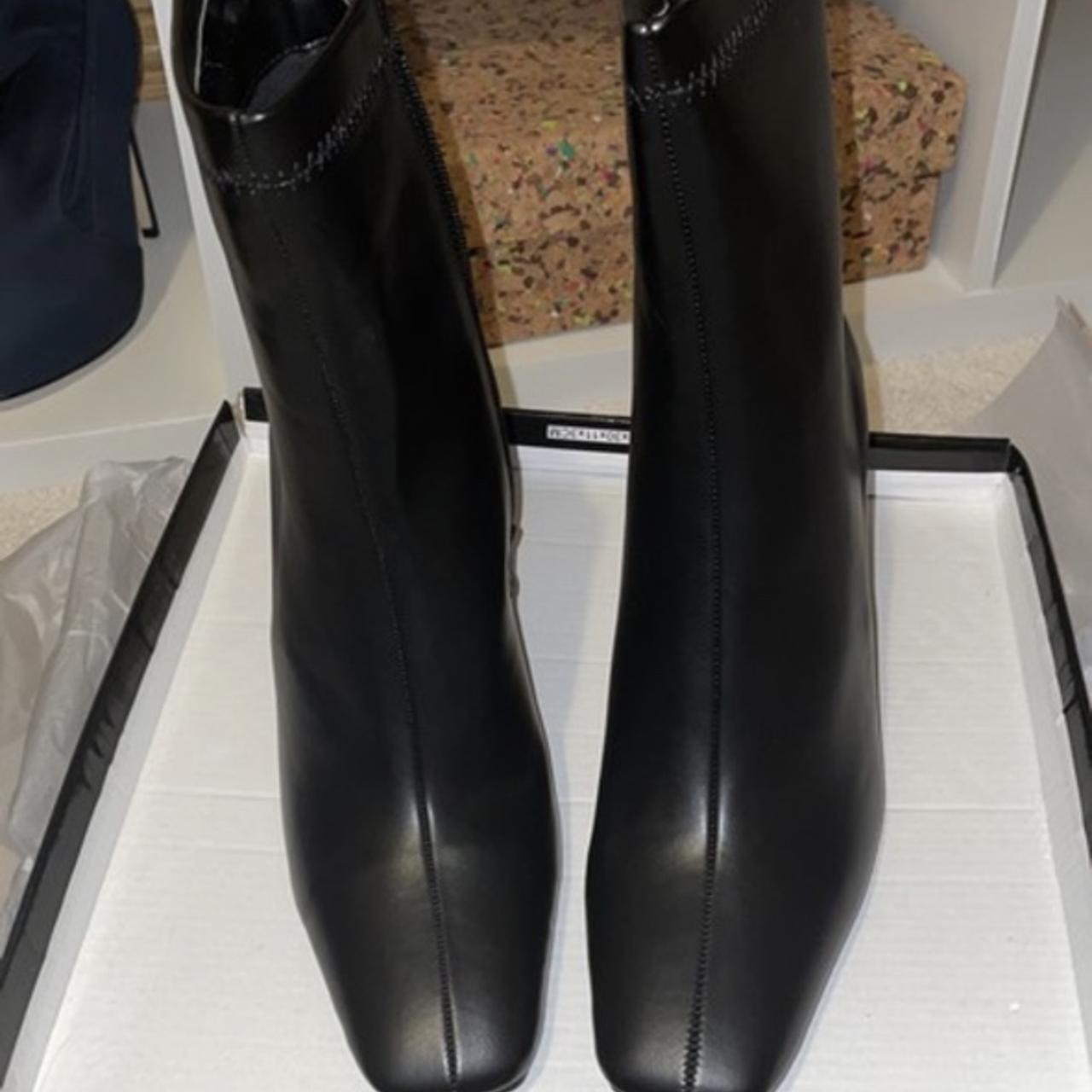 Black Missguided Ankle Boots Size 6 Brand New In Depop