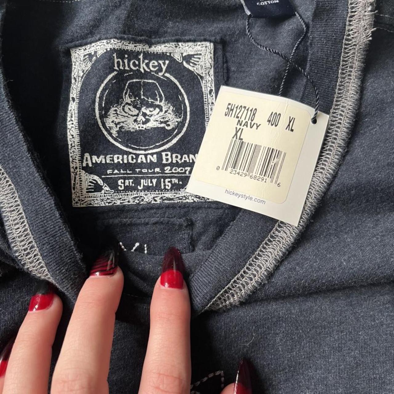 super super cute hickey shirt with tattoo detailing... - Depop