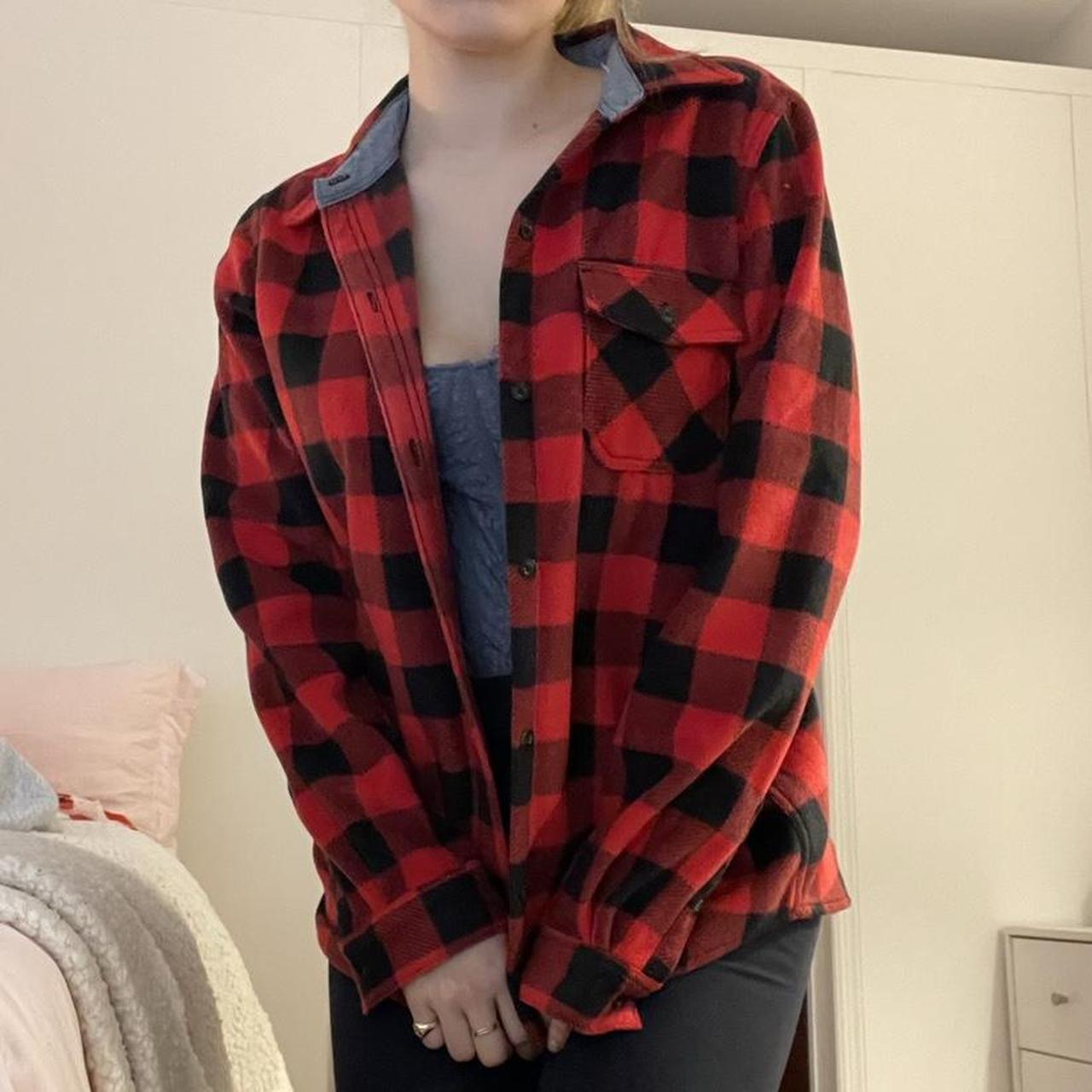 Legendary Whitetails Red & Black Cozy Shirt... - Depop