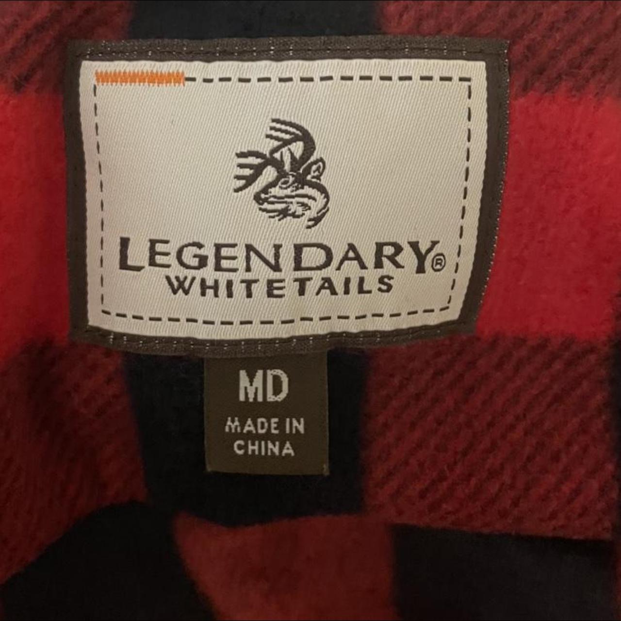 Legendary Whitetails Red & Black Cozy Shirt... - Depop