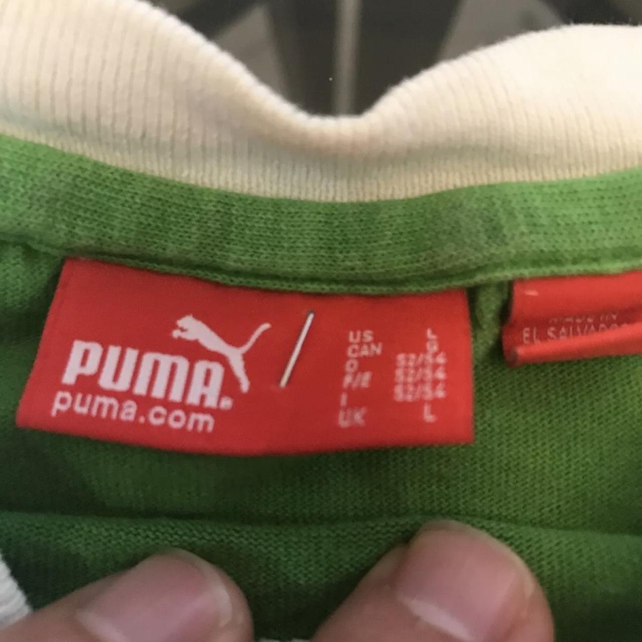 Vintage Puma Ringer T Shirt Sz Lg. Retro 80’s. tiny... - Depop