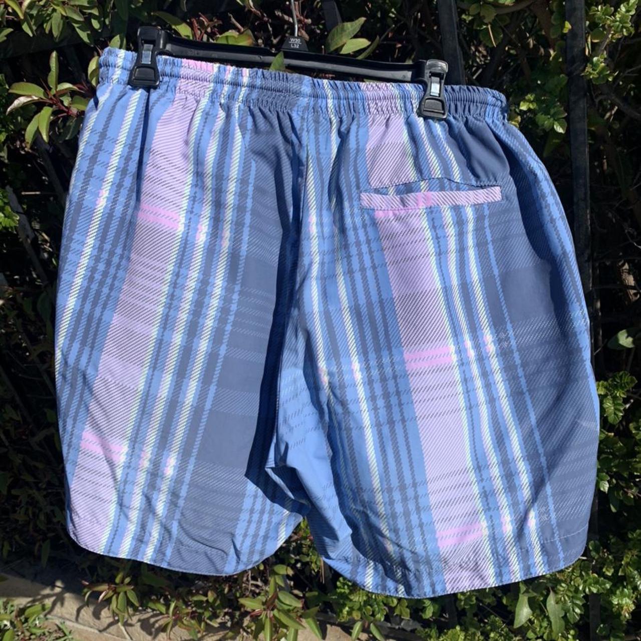 Siberia Hills Plaid Patchwork Shorts SIZE... - Depop