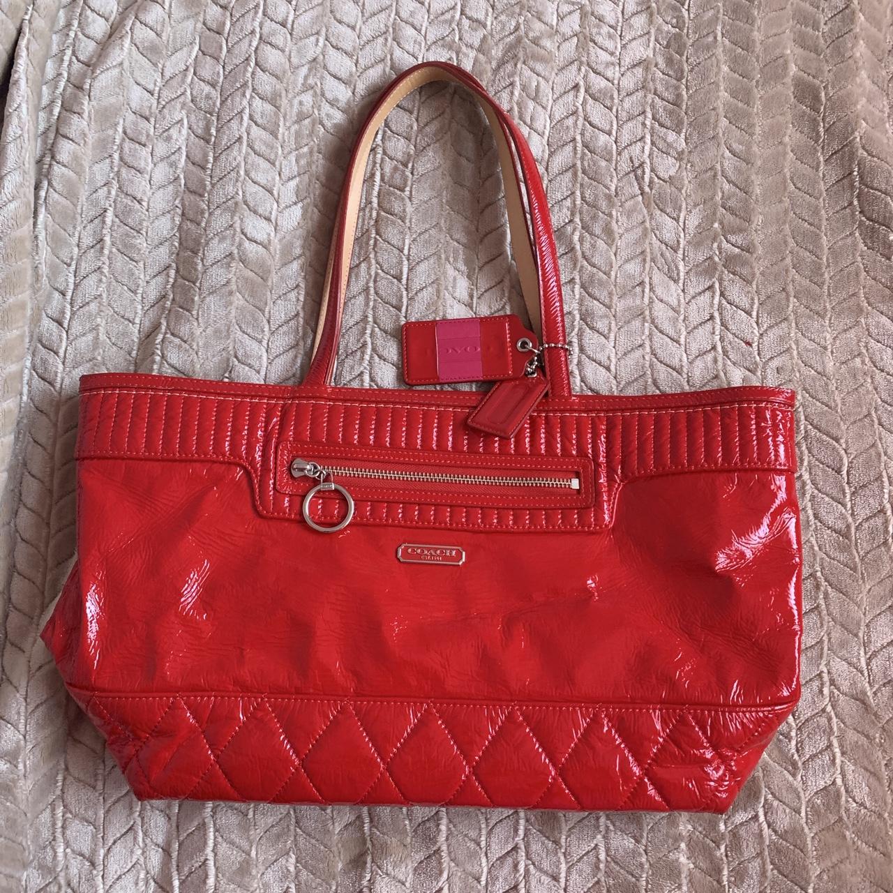 *ORIGINALLY 150$* authentic red Coach handbag♦️💮 has... - Depop