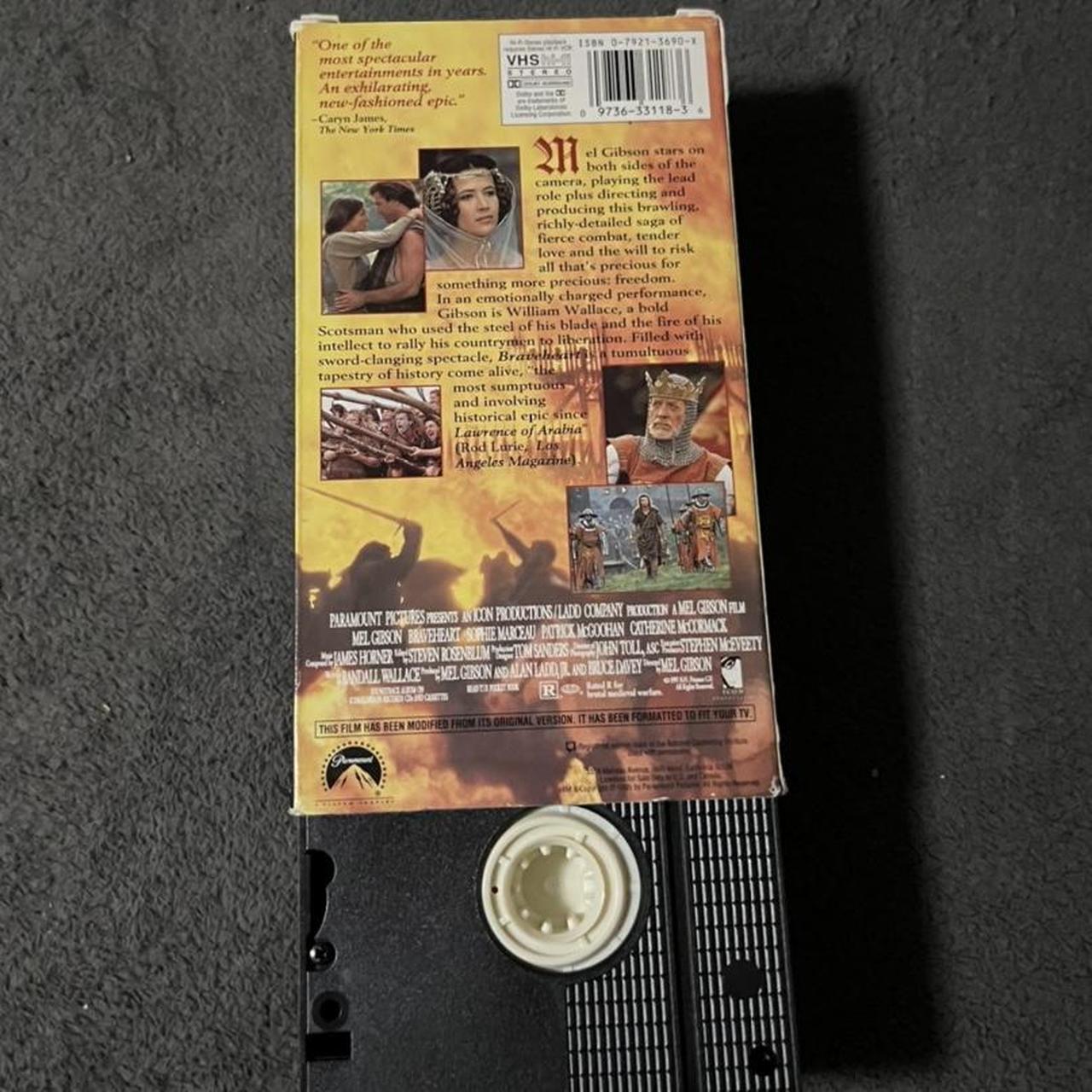 Braveheart VHS Special edition 2 tape box set... - Depop