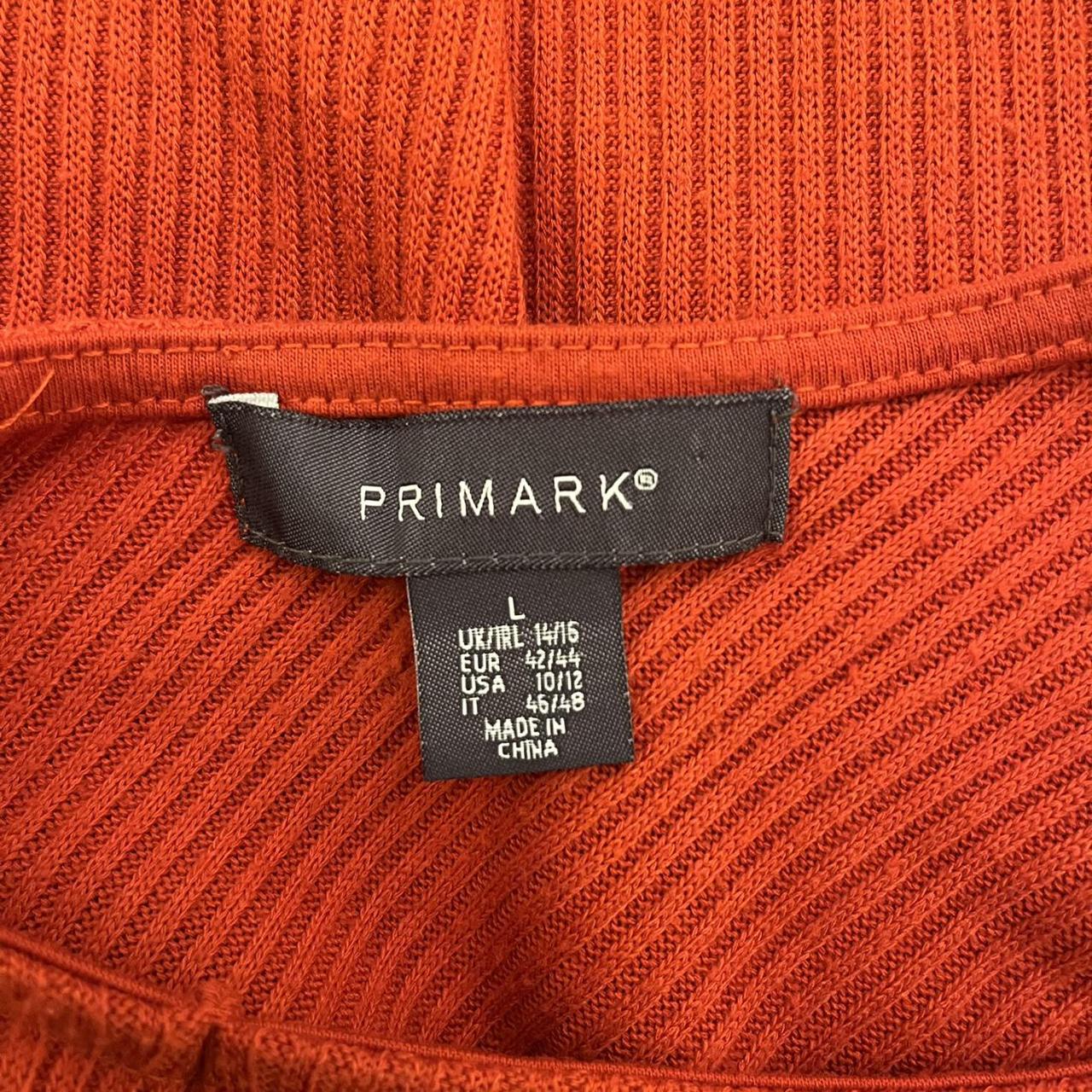Primark Women's Red and Orange Bodysuit | Depop