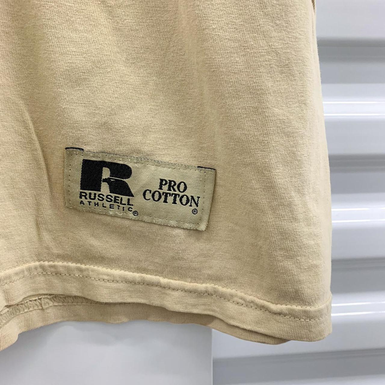 Vintage 90’s Russell Blank Pocket Shirt Nice sand... - Depop