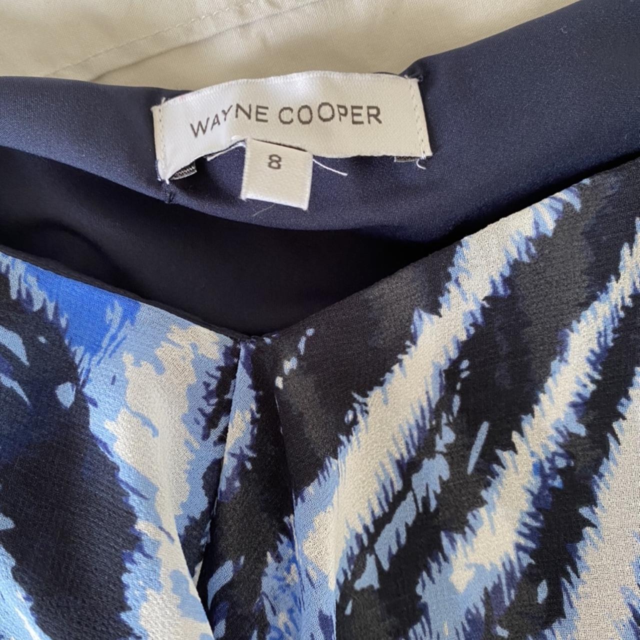 Absolutely stunning Wayne Cooper blue zebra print... - Depop