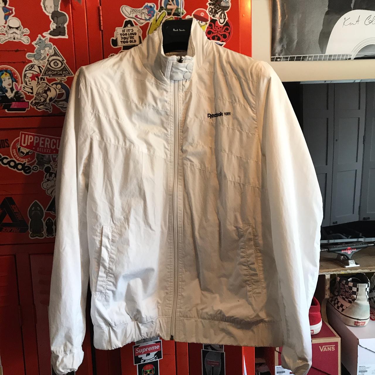 Vintage Reebok Classic Lightweight Jacket In Ice Depop