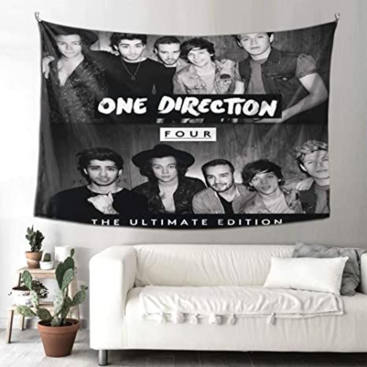 Black and Grey Soft-furnishings-textiles | Depop