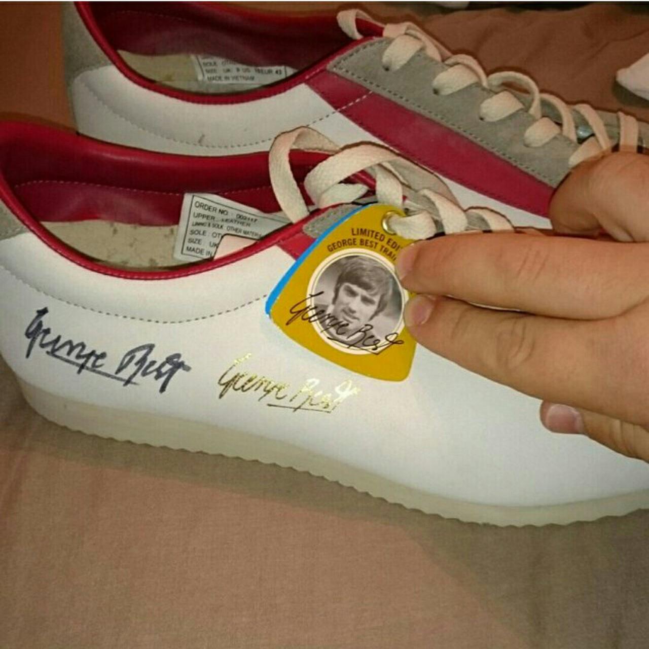 150!!!! George best signed shoes - Depop