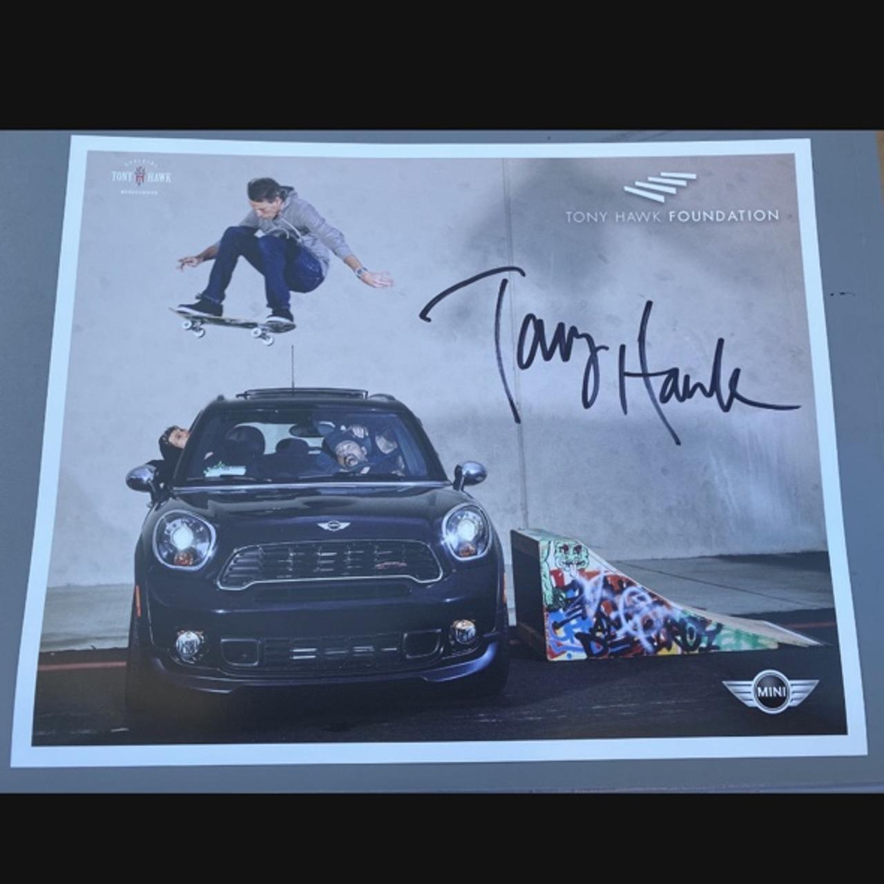 Tony Hawk signed autograph photo Item was obtained... - Depop