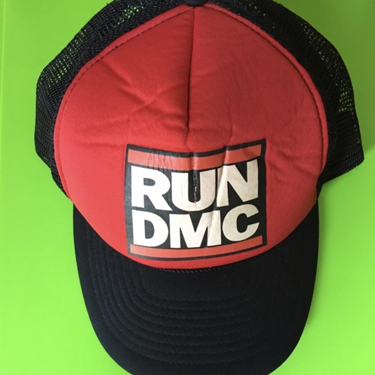 Vintage 90’s Run DMC hat Snap back Great... - Depop
