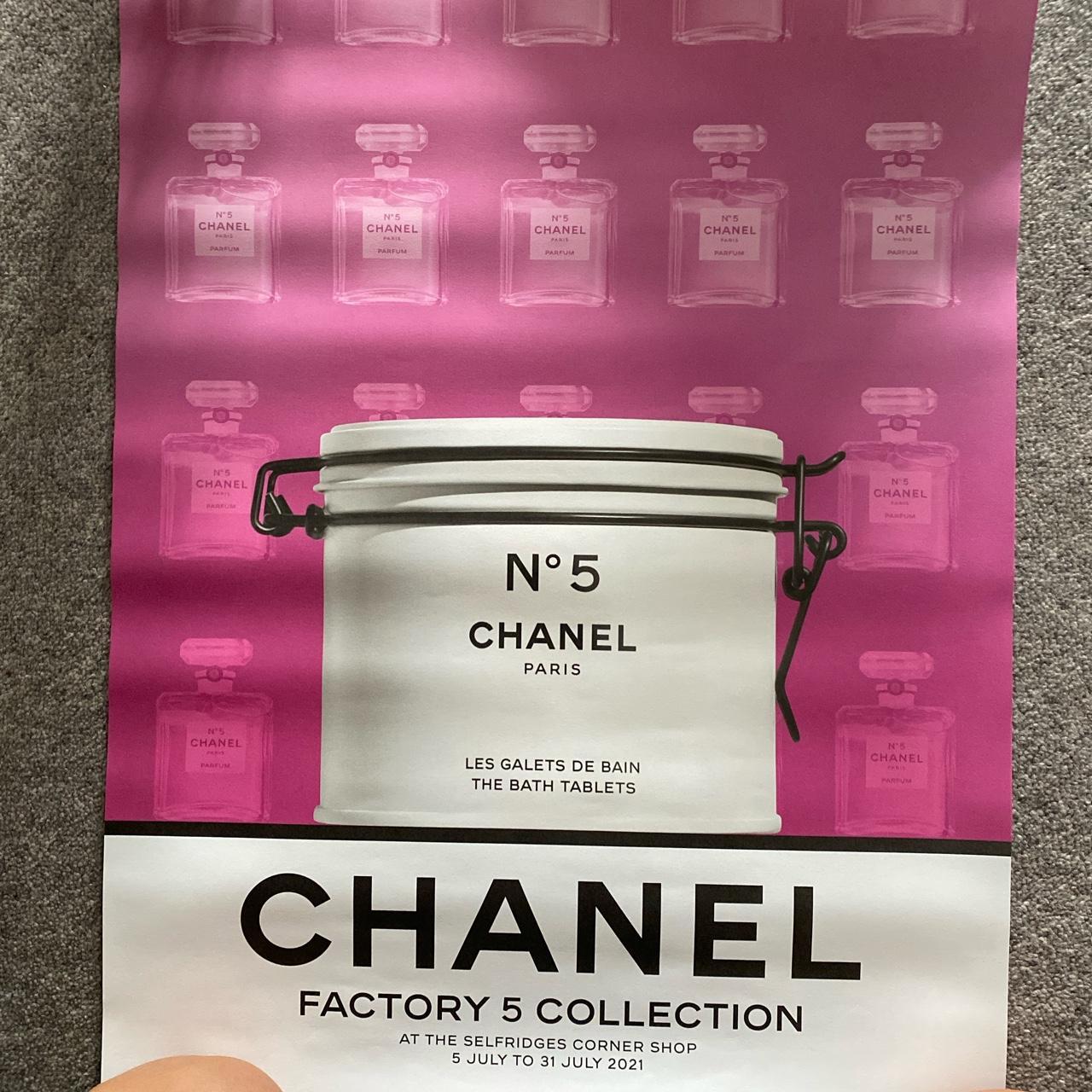 limited edition chanel factory 5 A3 poster in... - Depop