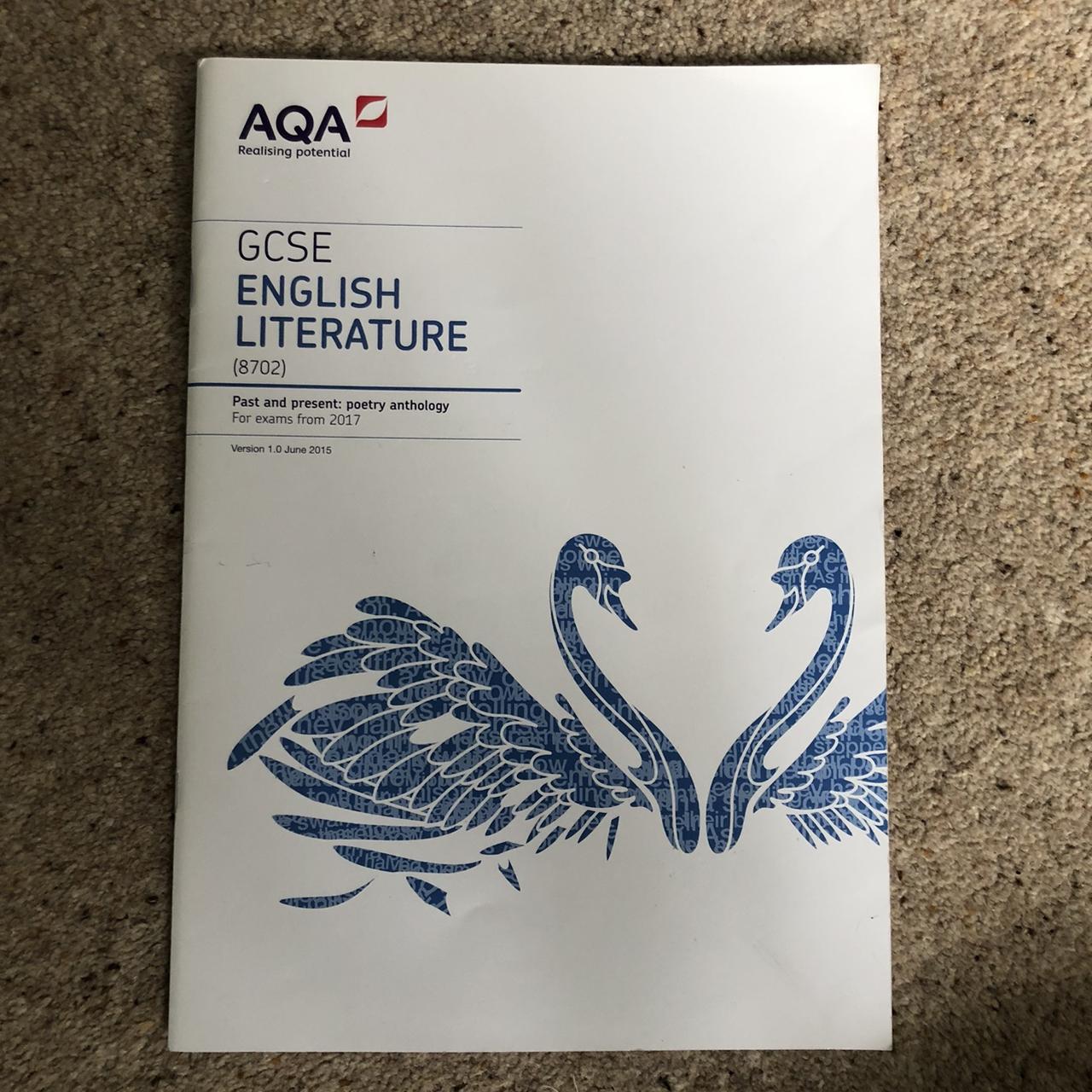 AQA GCSE English Lit poem anthology Love and... - Depop