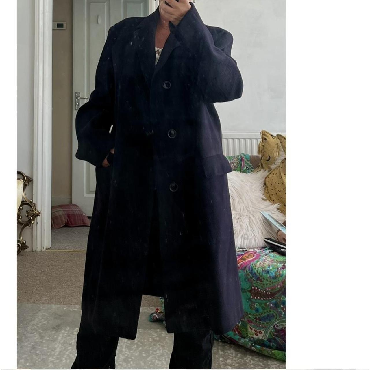 Austin Reed Men's Black Coat | Depop