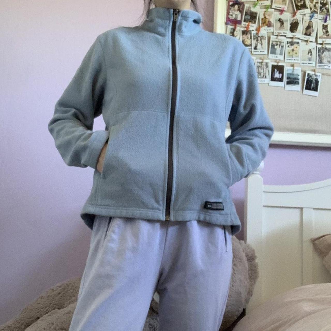 REI blue fleece zip up jacket ☁️ Tagged size M.... - Depop