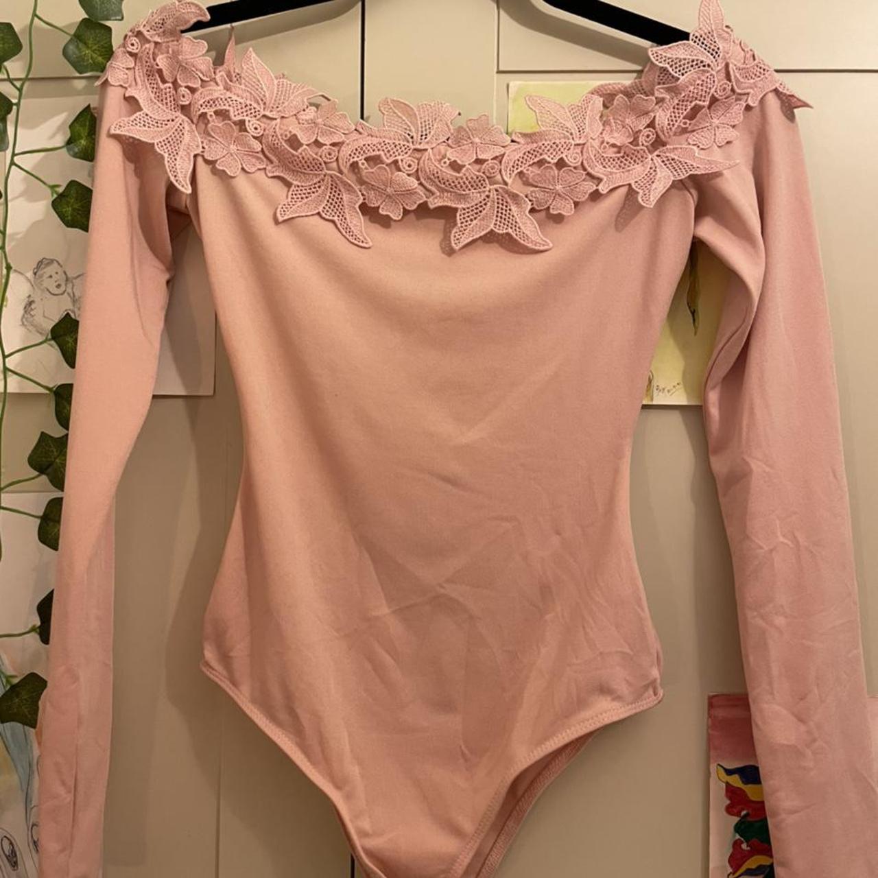 Primark Women's Pink Bodysuit | Depop
