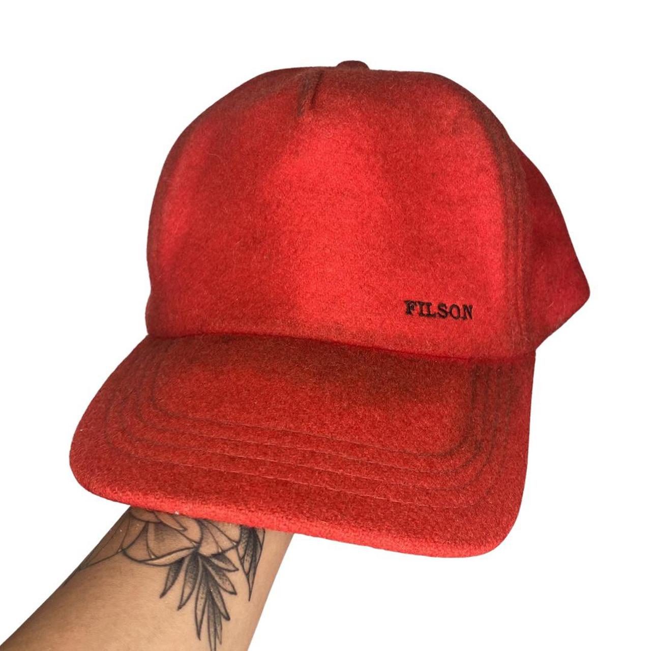 Filson red cap 100% wool • Bundle📦 for free... - Depop