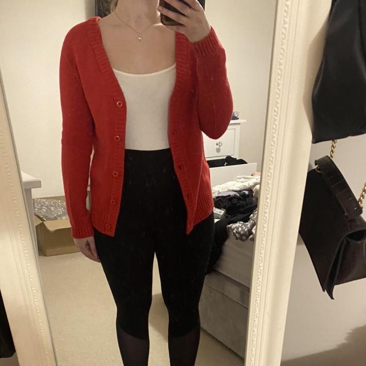 Primark Women's Red Cardigan | Depop