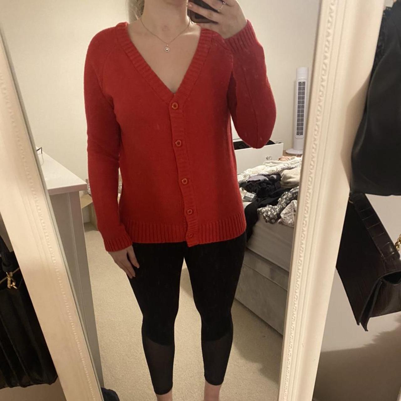 Primark Women's Red Cardigan | Depop