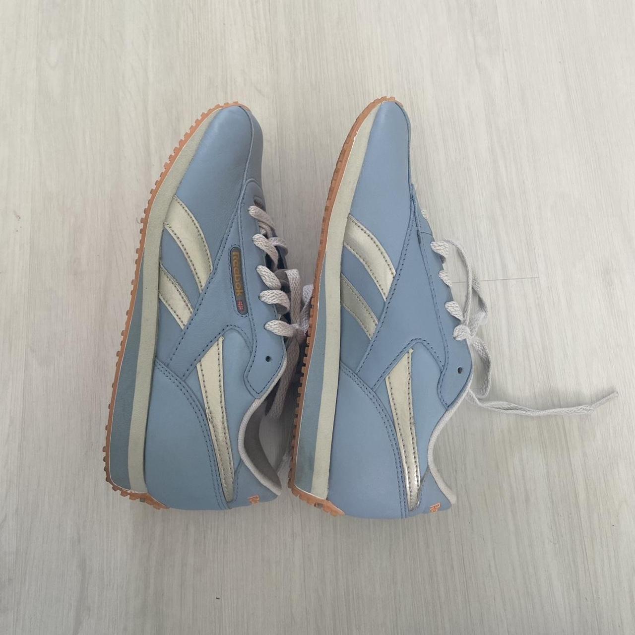 Light pastel baby blue Reebok Classics... - Depop