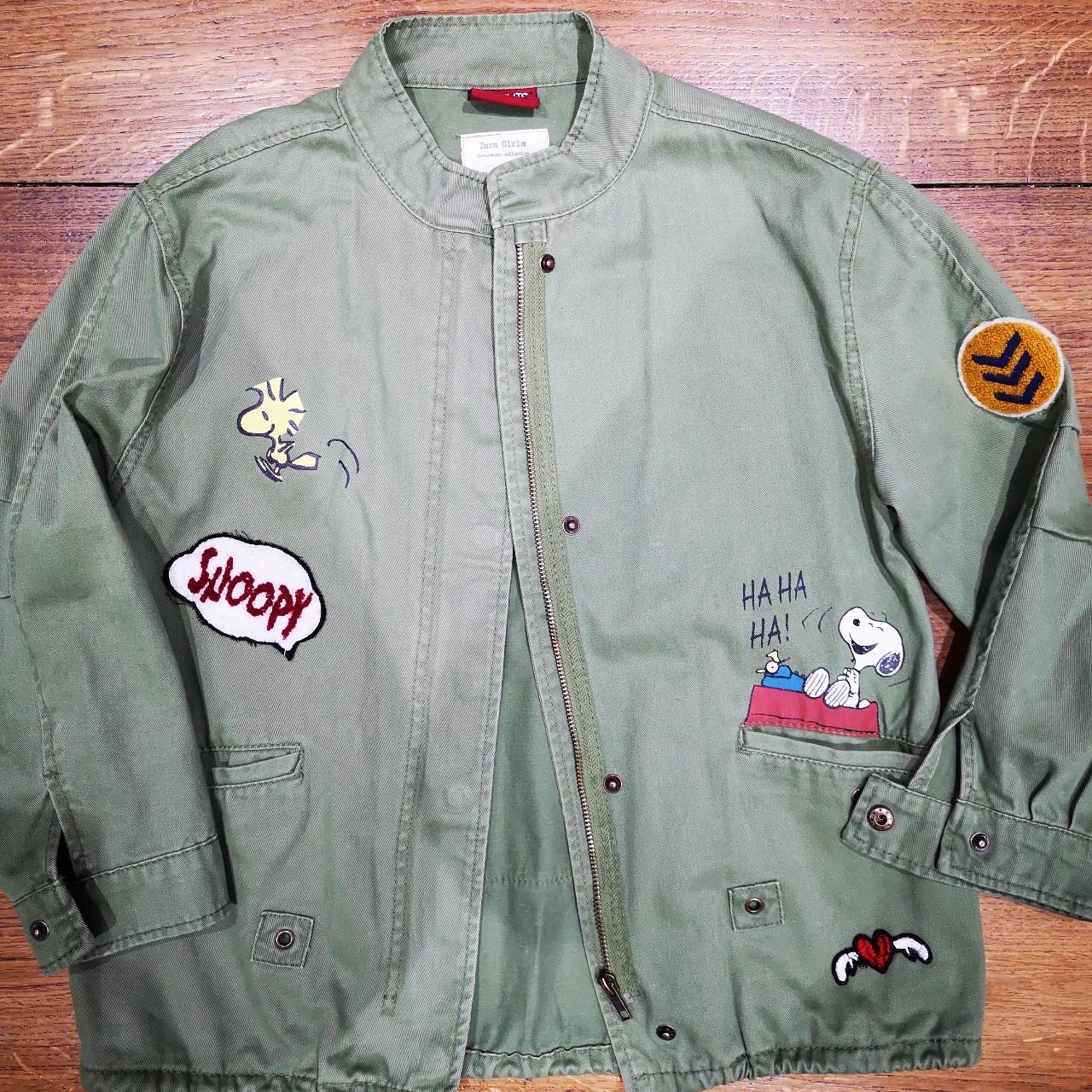 Girls Zara Peanuts jacket size age 9/10. 100%... - Depop