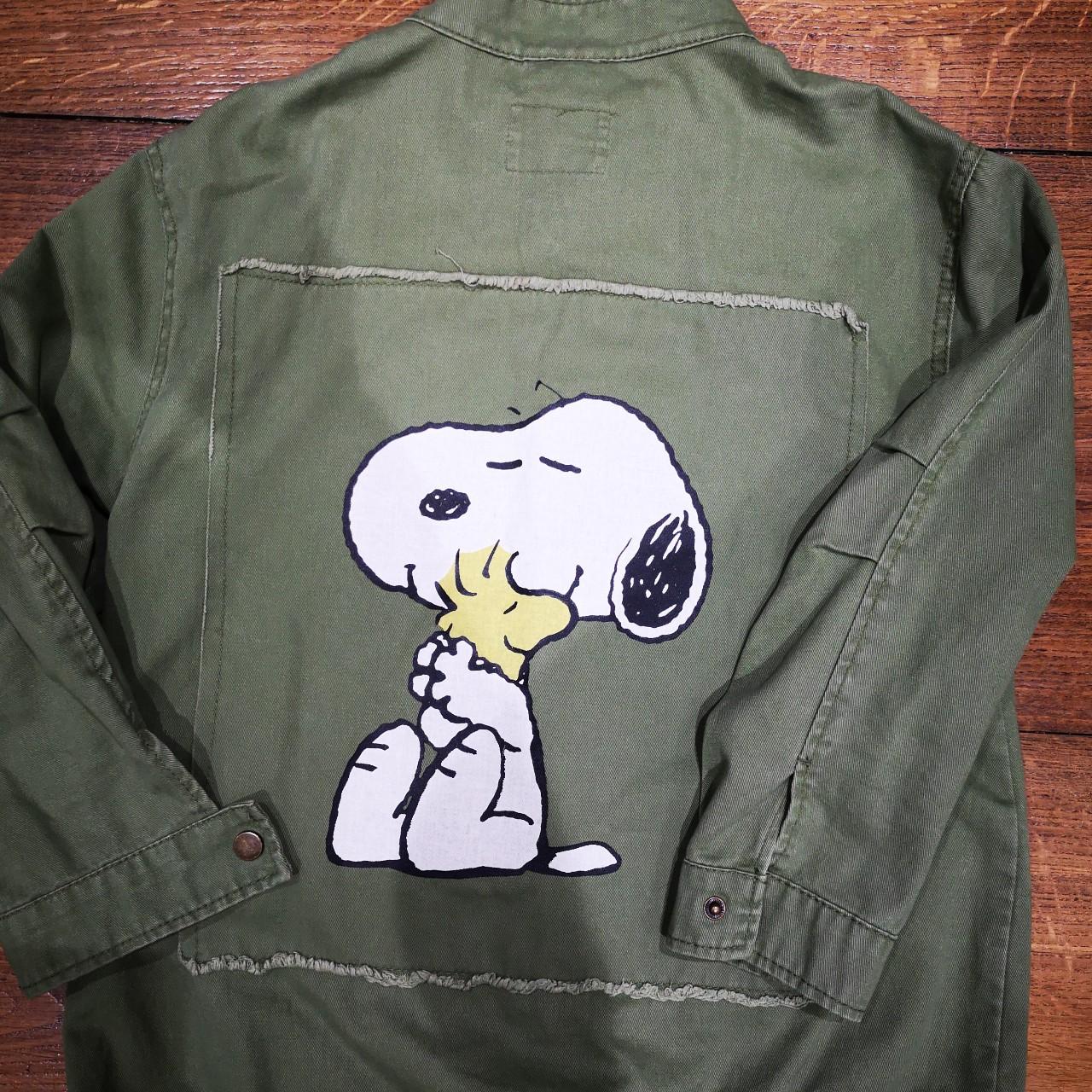 Girls Zara Peanuts jacket size age 9/10. 100%... - Depop