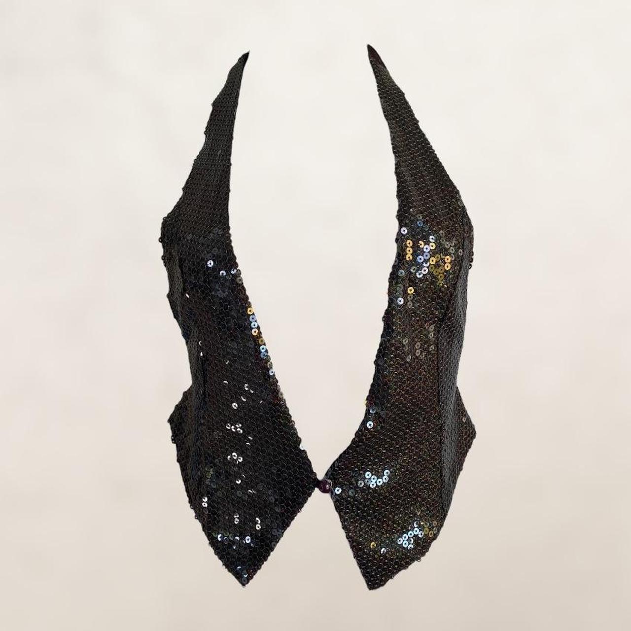 Feline Brown Sparkly Backless Halter Top - Depop