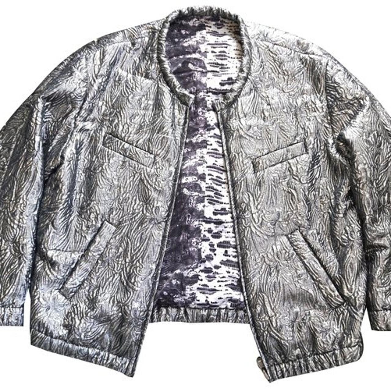 ISABEL MARANT for HM, Metallic bomber jacket with... - Depop