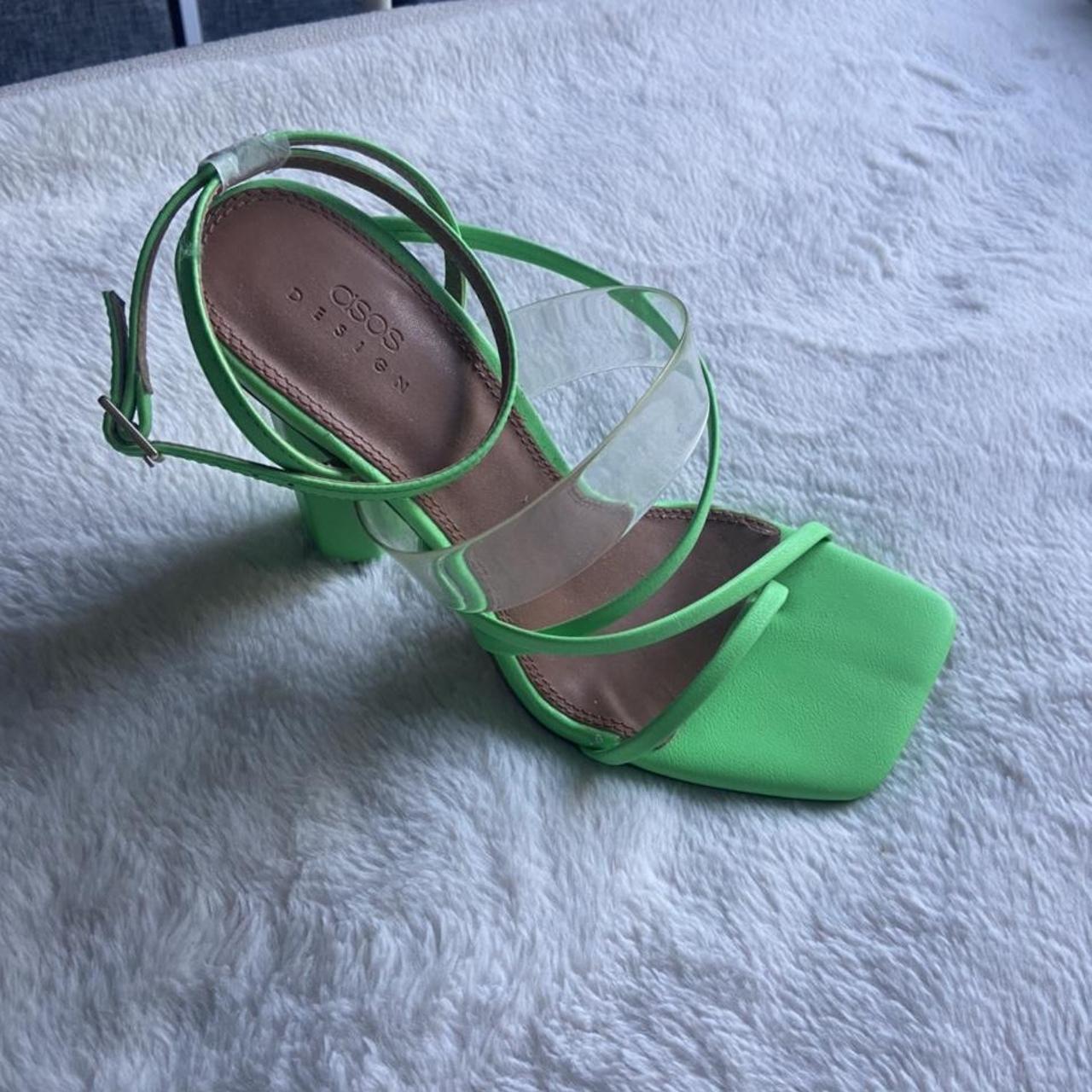 ASOS design green heels - never been worn - Depop